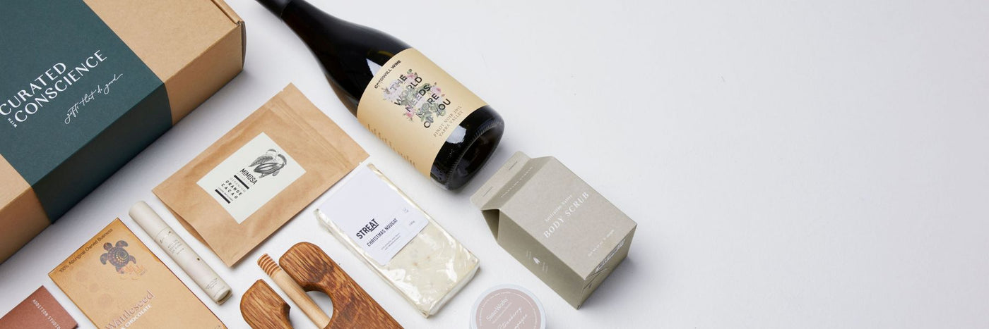 Curated with Conscience - Premium Sustainable Hampers Australia